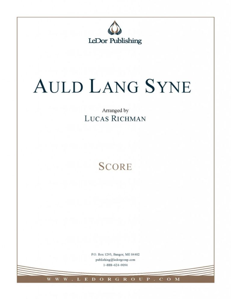 Auld Lang Syne (Concert Band) - LeDor Publishing