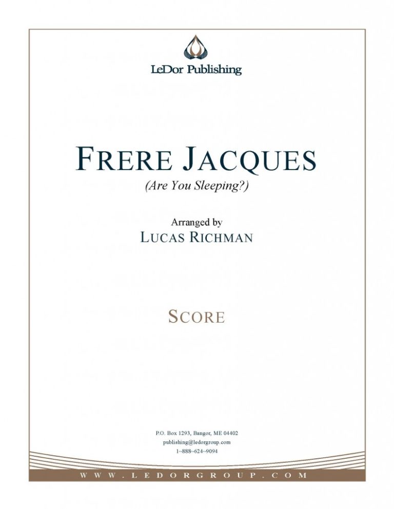 Frere Jacques (Are You Sleeping?) - LeDor Publishing