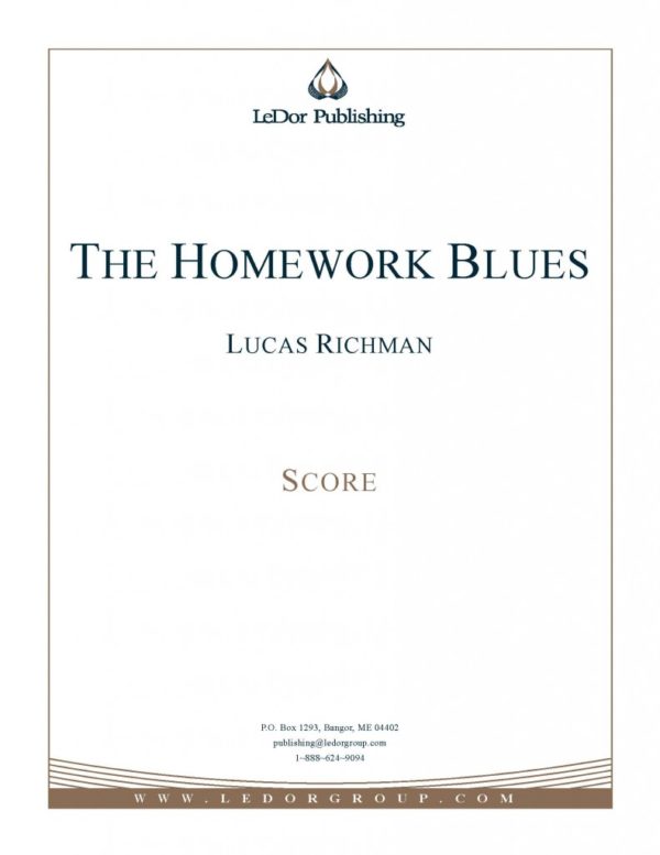 The Homework Blues - LeDor Publishing